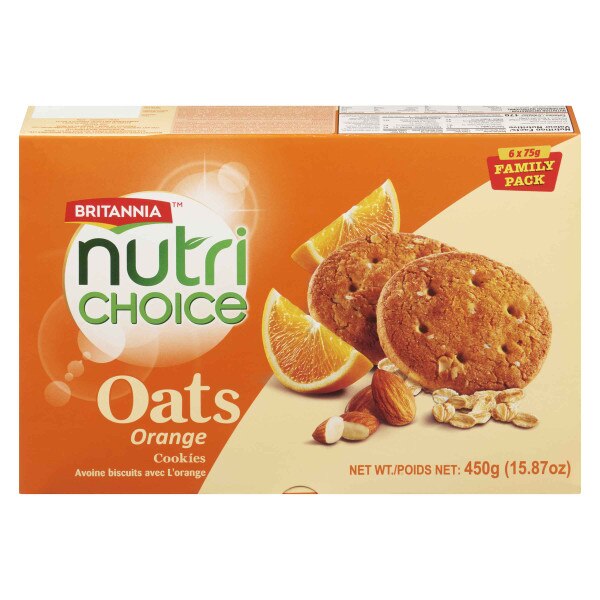Britannia Nutrichoice Oats - Orange - Case Pack 8 X 6 | Quality Natural ...