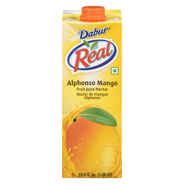 Dabur Real Alphonso Mango Nectar - Case Pack 12 | Quality Natural Food